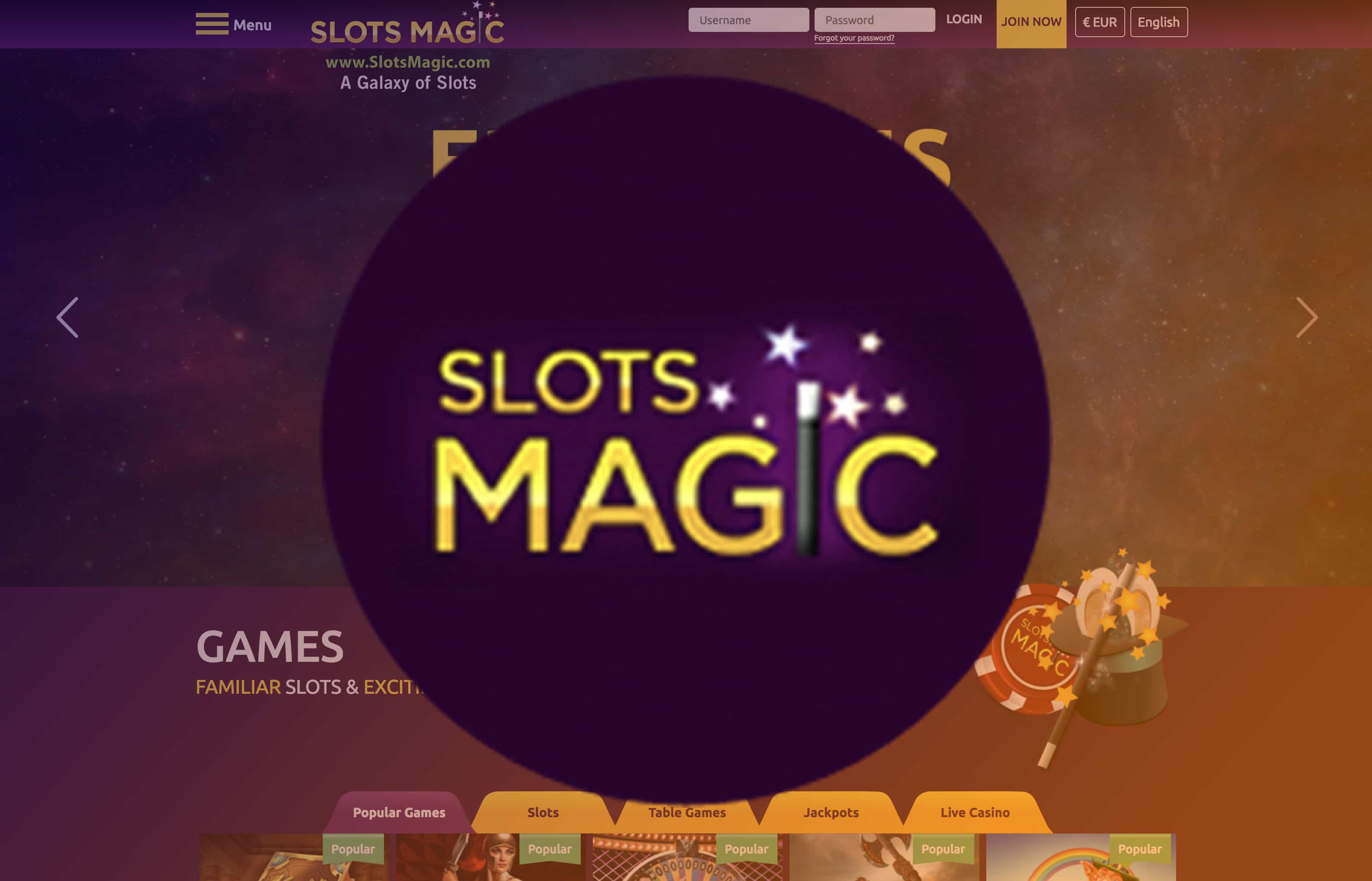 SlotsMagic review [2025] | Gesloten | Voordeelcasino.com
